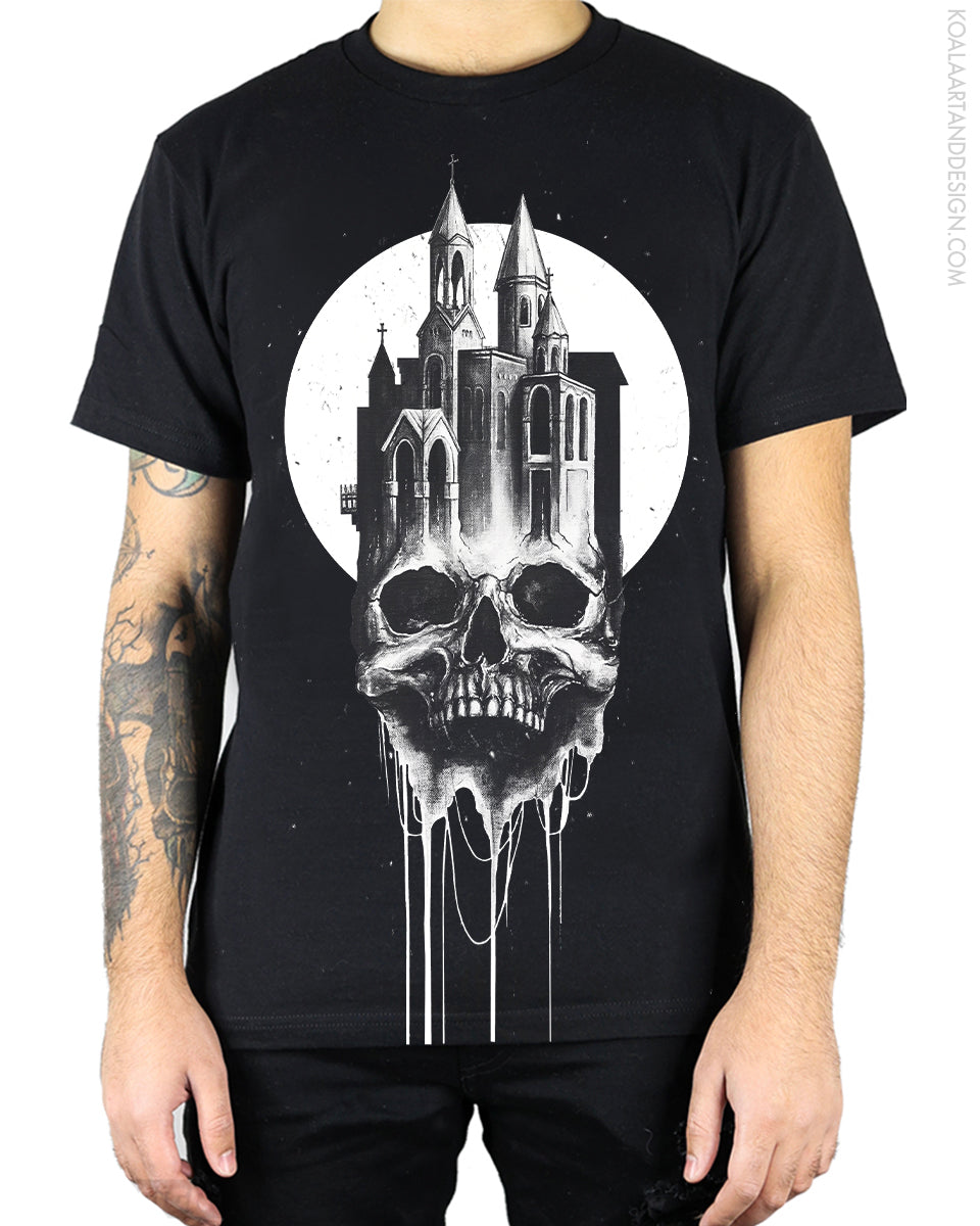 Skull Castle Shirt – Koala Art & Design